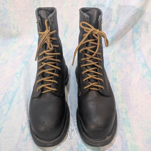 Red Wing Shoes | Shoes | Red Wing 4473 Black Leather Steel Toe Work ...